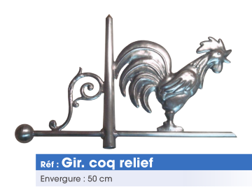 Conception et fabrication de girouettes en plomb, zinc et cuivre SFOM